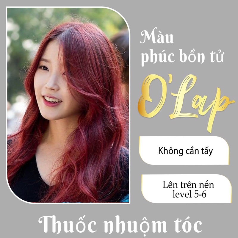 Thuốc nhuộm tóc phúc bồn tử không tẩy tại nhà giá rẻ chính hãng OLAP OL30 | Shopee Việt Nam