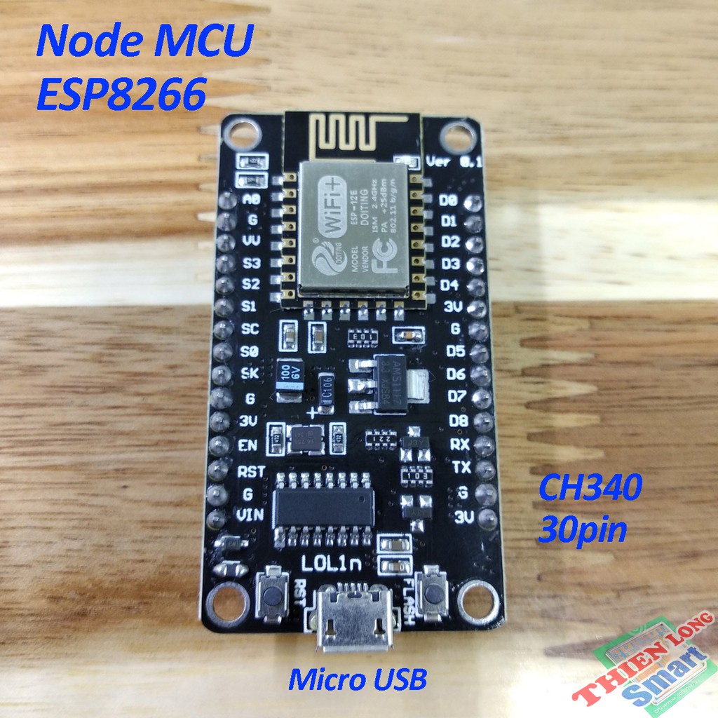 Mạch phát triển ESP8266 NodeMcu CH340 WIFI Module 30pin | Shopee Việt Nam
