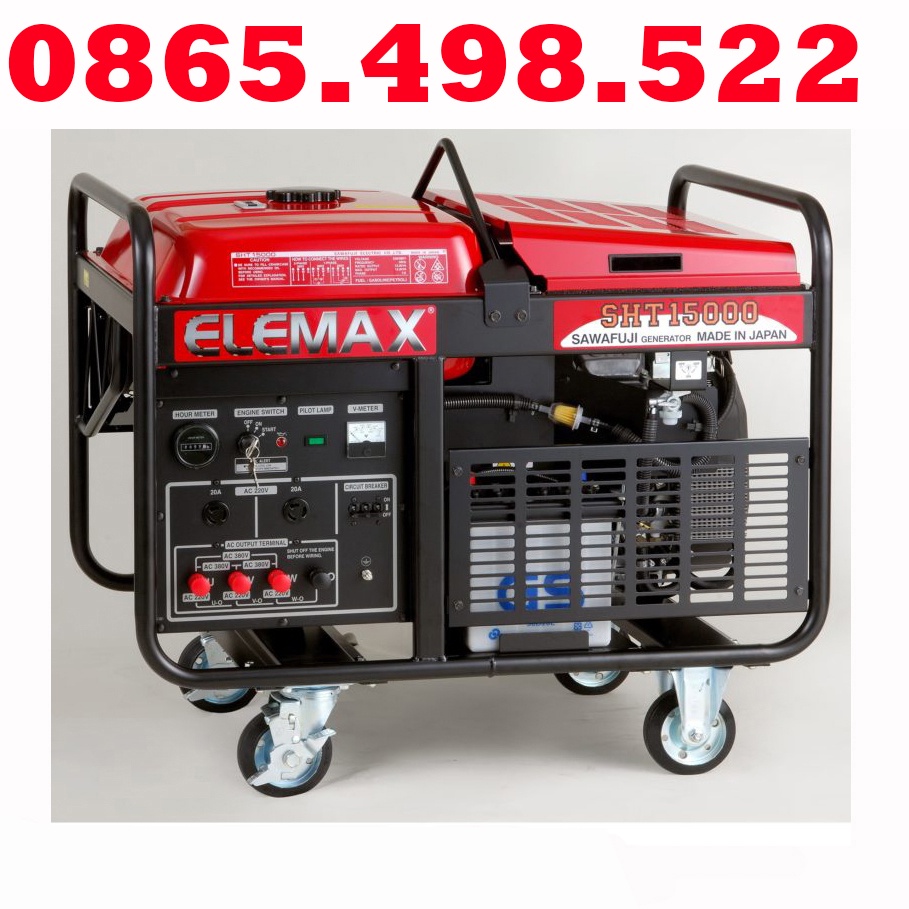 Máy Phát Điện Chạy Xăng 13KVA Elemax SHT15000 3 Pha | Shopee Việt Nam