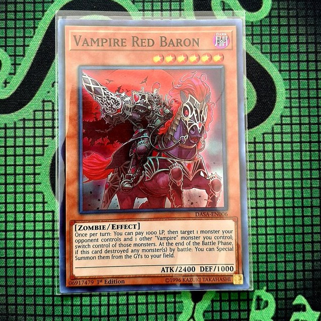 [ Đỗ Lạc Shop ] Thẻ Bài Yugioh Monster Vampire Red Baron - DASA-EN006 ...
