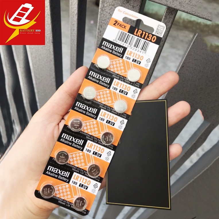 Vỉ 10 Viên Pin Maxell AG10 LR1130 Hàng Chính Hãng | Shopee Việt Nam