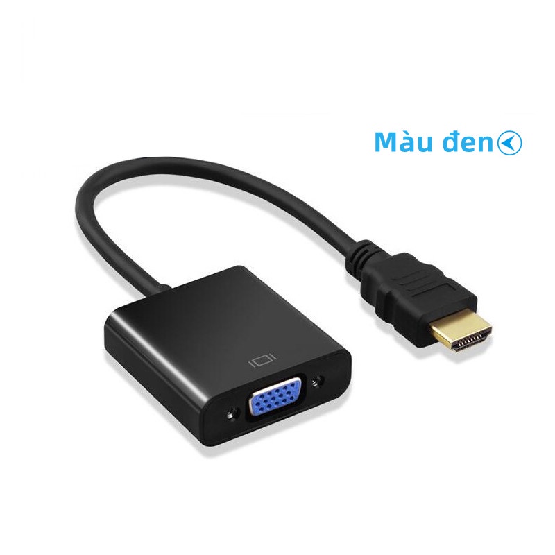 Cáp chuyển đổi HDMI sang VGA dây HDMI to VGA Cho PC,laptop, Máy Chiếu Cao Cấp Độ Dài 20CM Full ...