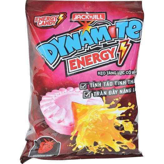 Kẹo Có Nhân Hương Dâu Dynamite Energy (gói 330g) | Shopee Việt Nam