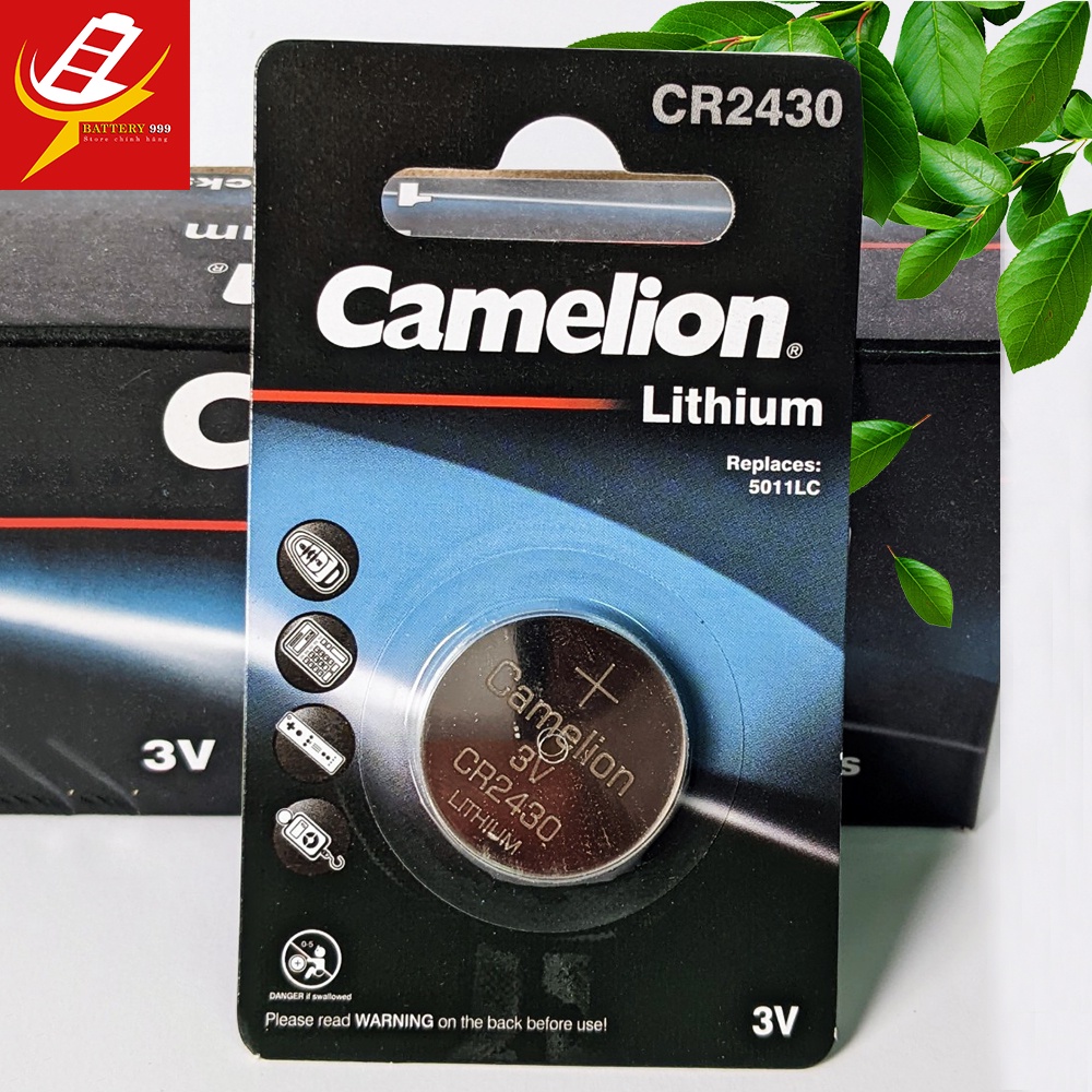 Pin CR2430 CR2450 Camelion 3V 2430 Chính Hãng Vỉ 1 Viên | Shopee Việt Nam
