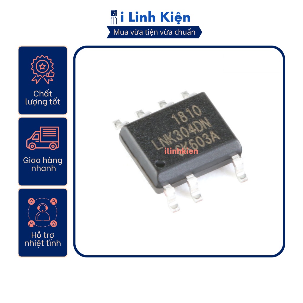 Ic nguồn LNK304DN SOP-7 chính hãng POWER Integrations | Shopee Việt Nam