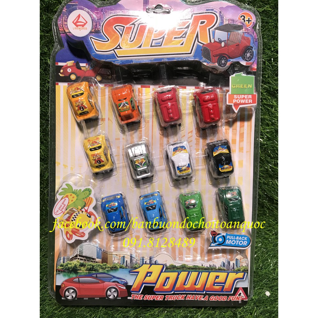 Bộ đồ chơi 12 ô tô L611 | Shopee Việt Nam