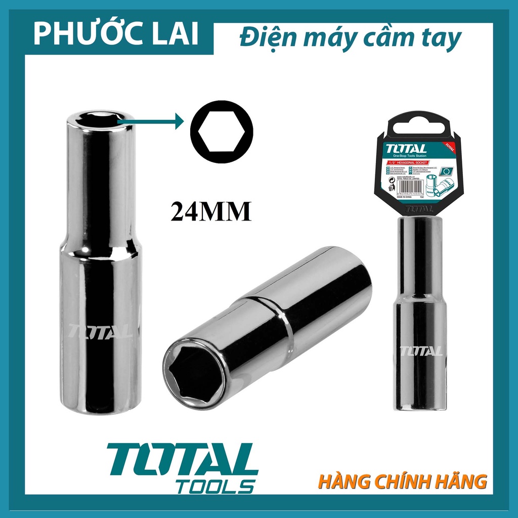 Đầu tuýp 1/2 dài TOTAL ( 8mm - 24mm trong option ) | Shopee Việt Nam