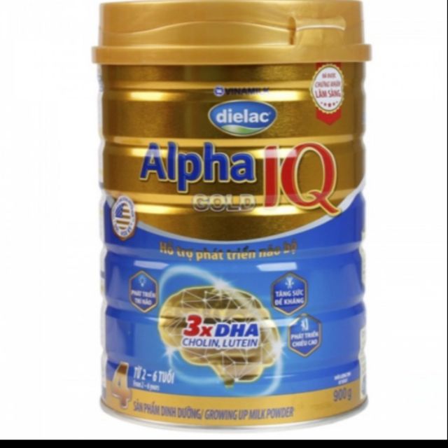 Sữa bột Dielac Alpha Gold 4 900g (Mẫu Mới ) | Shopee Việt Nam