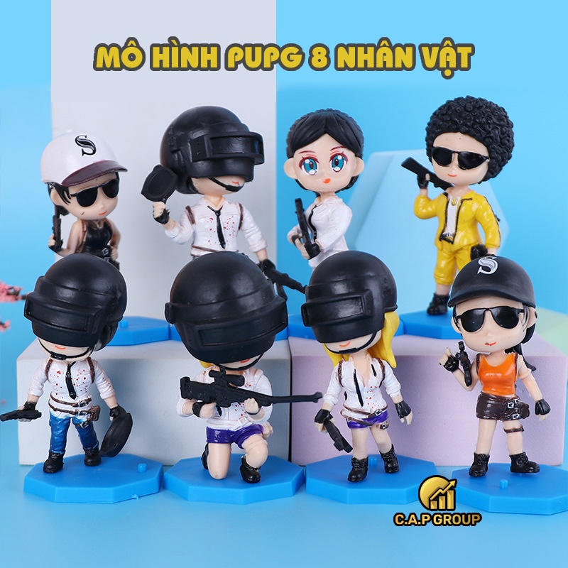 Mô hình PUPG nhân vật chibi - Kiểu 8 NV | Shopee Việt Nam
