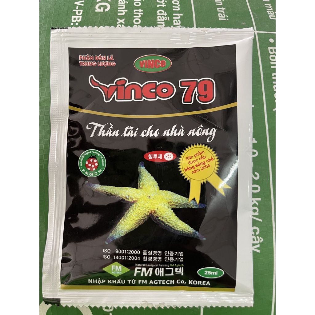 PHÂN BÓN LÁ VINCO 79 CHIẾT XUẤT TỪ SAO BIỂN GIÚP RA RỄ, RA HOA ĐẬU TRÁI ...
