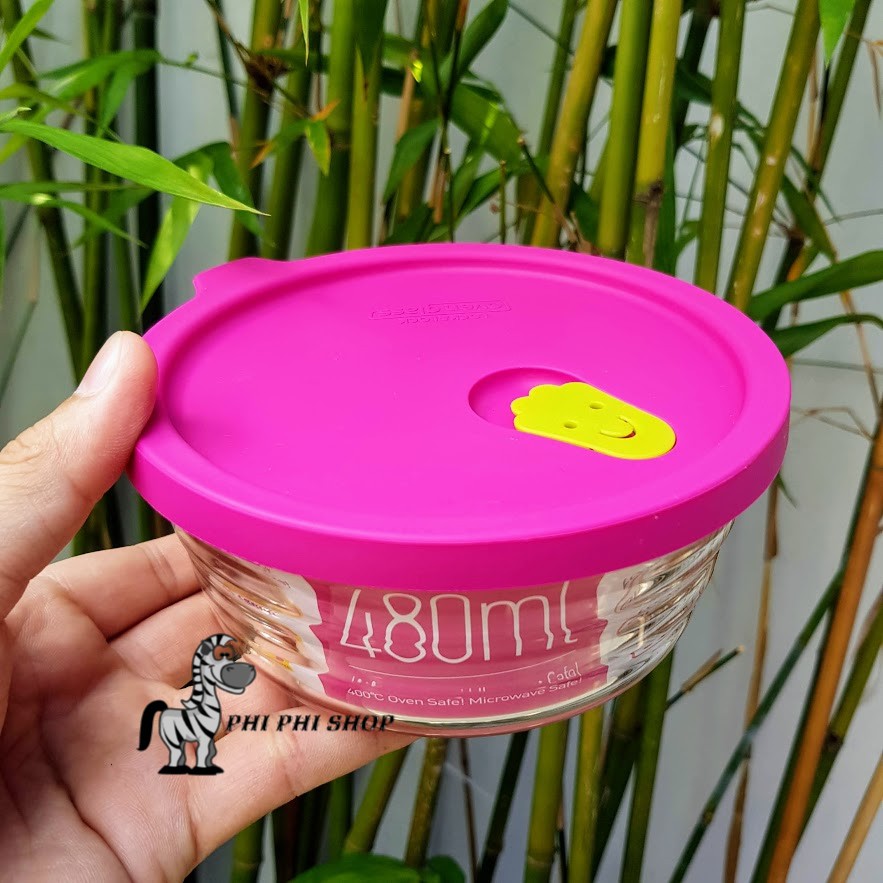 Hộp thủy tinh chịu nhiệt nắp silicone Lock&Lock OvenGlass Wave Steam ...