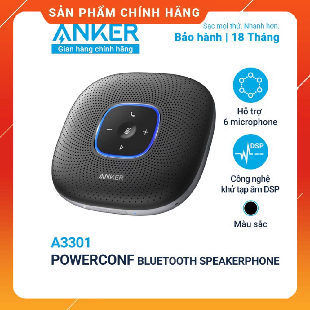 Loa bluetooth hội nghị Anker Powerconf - A3301 | Shopee Việt Nam
