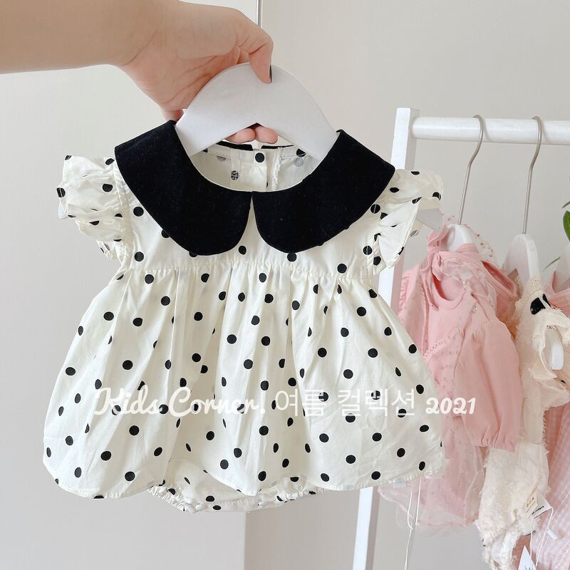 Body chấm bi cổ đen | Shopee Việt Nam