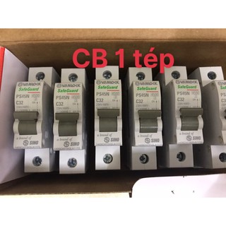 SINO - Cầu dao Aptomat MCB CB 1P 1 pha 1 Tép Sino 10A 16A 20A 25A 32A 40A Chính hãng | Shopee ...