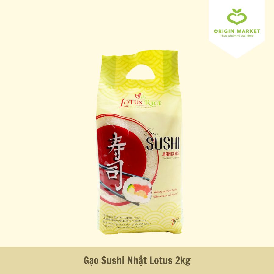 Gạo Sushi Nhật Lotus 2kg | Shopee Việt Nam