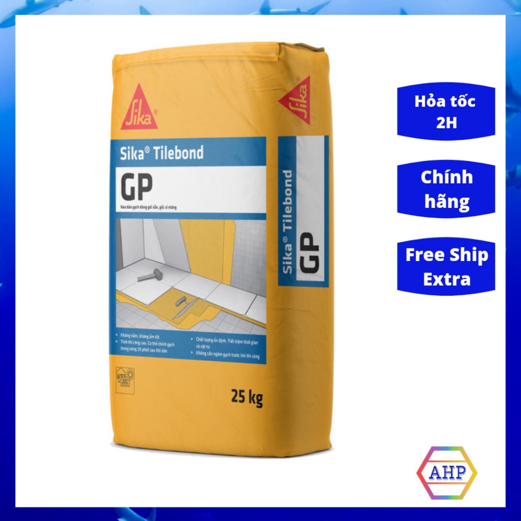 Keo dán gạch Sika Tile Bond GP - Bao 25Kg | Shopee Việt Nam