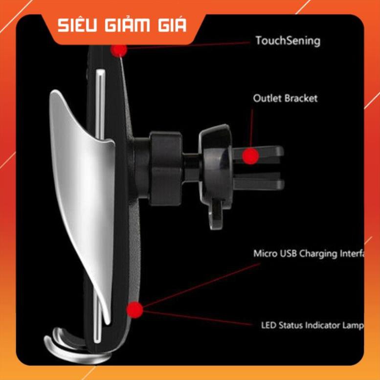 Giá đỡ kiêm Sạc nhanh 10W không dây thông minh trên xe hơi ô tô hiệu ...