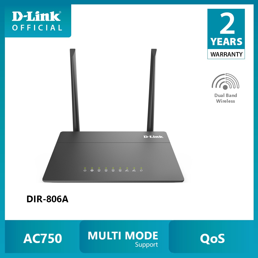 D-LINK DIR-806A - Bộ phát Wi-fi chuẩn AC750 băng tần kép (Dual band ...