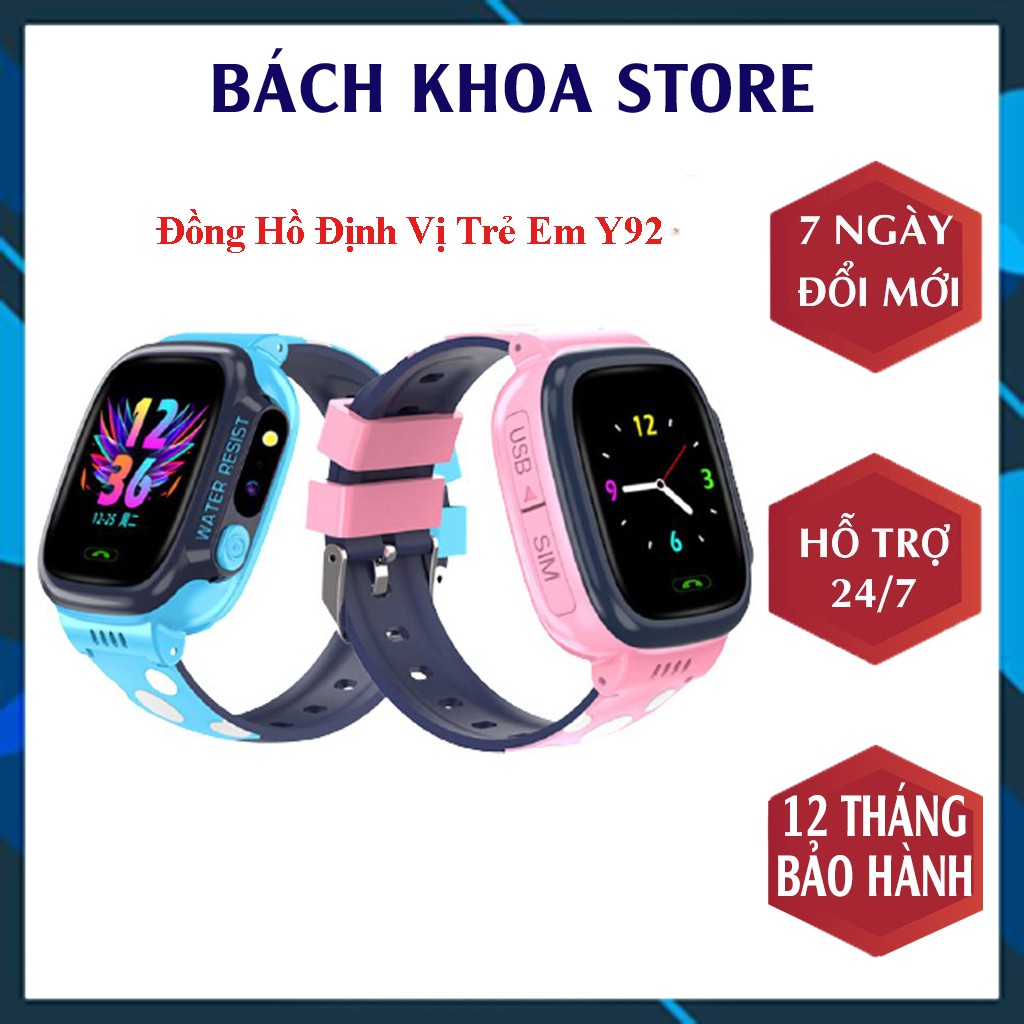 Đồng Hồ Thông Minh Cho Bé Y92, Đồng Hồ Định Vị Trẻ Em Nghe Gọi Kết Nối Wifi Dễ Sử Dụng - Chính ...