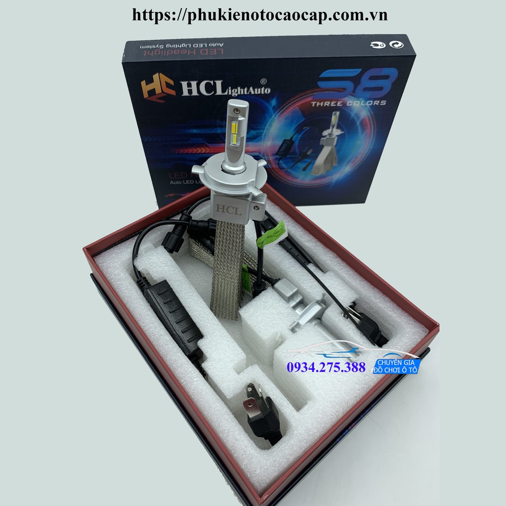 BỘ ĐÈN LED PHA, CỐT, GẦM THẾ HỆ MỚI HC HCLight S8(3 CHẾ ĐỘ MÀU ...