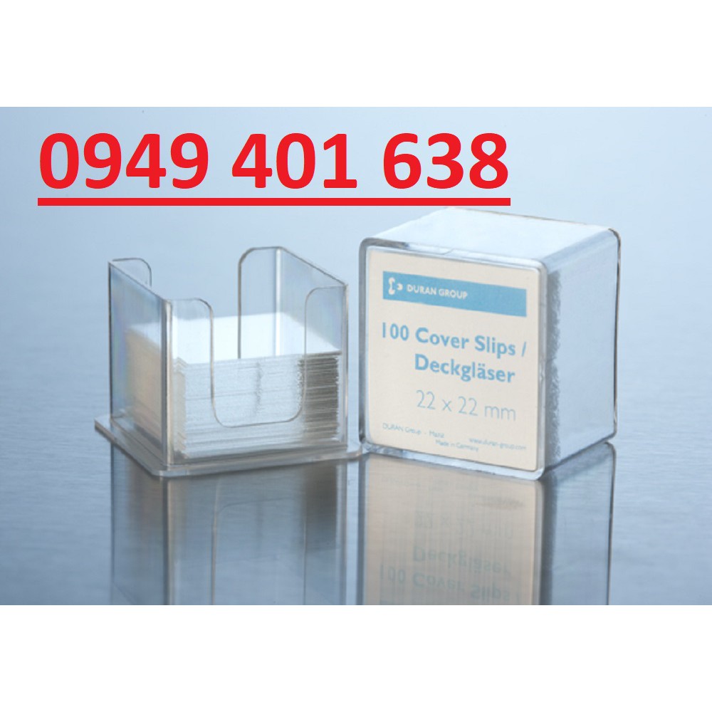 Lamen kính hiển vi lam kính 22x22mm 24x24mm 24x32mm hộp 100 kính ...