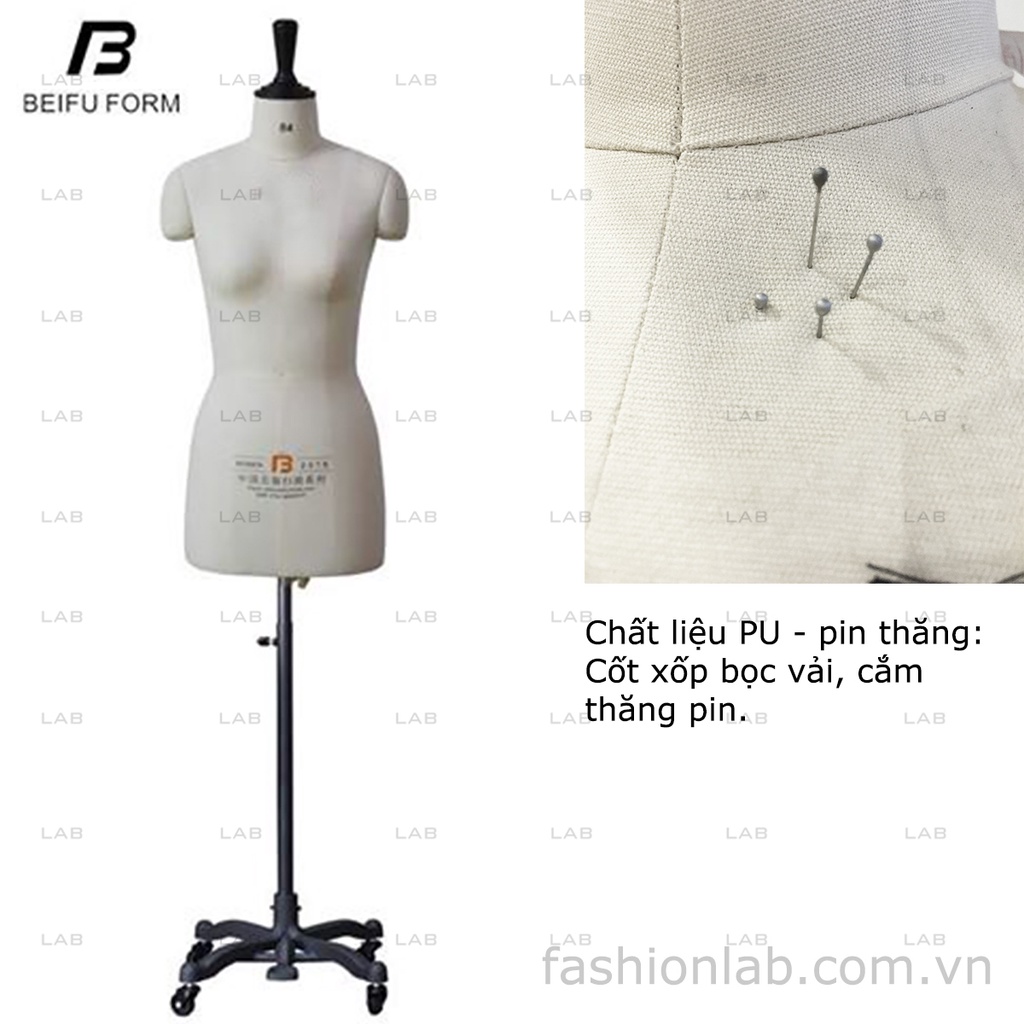 Beifu mannequin cốt thiết kế nữ bán thân cơ bản Ready to wear Ma nơ ...