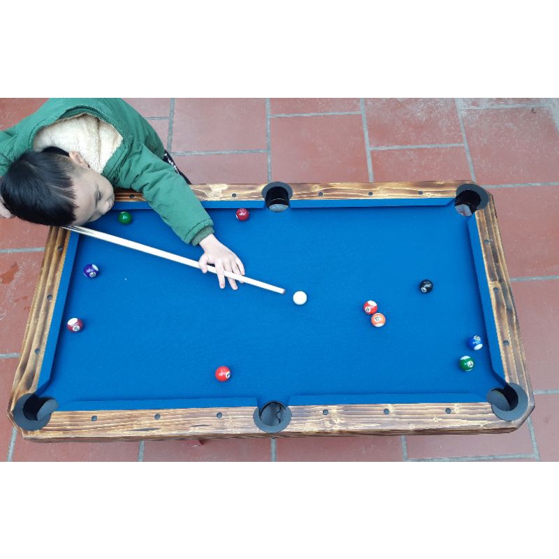 (BẢN NÂNG CẤP) Bàn bida trẻ em size lớn (110*60cm), bi 32 mm, không ...