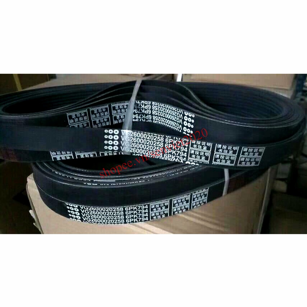 Dây Curoa 6PK794 (Dây Curoa Máy Phát Howo A7 375) | Shopee Việt Nam