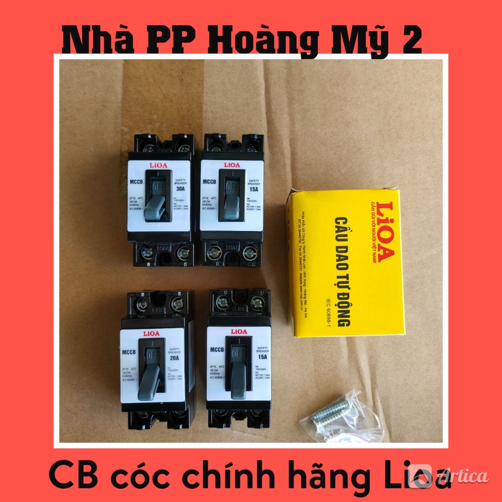 Cầu dao an toàn LIOA - CB cóc Lioa | Shopee Việt Nam