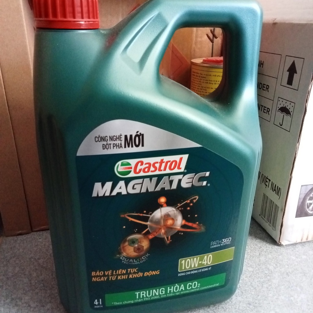 DẦU NHỚT cho xe ô tô con Castrol MAGNATEC Professional A5 10W - 40 4Lít chính hãng | Shopee Việt Nam