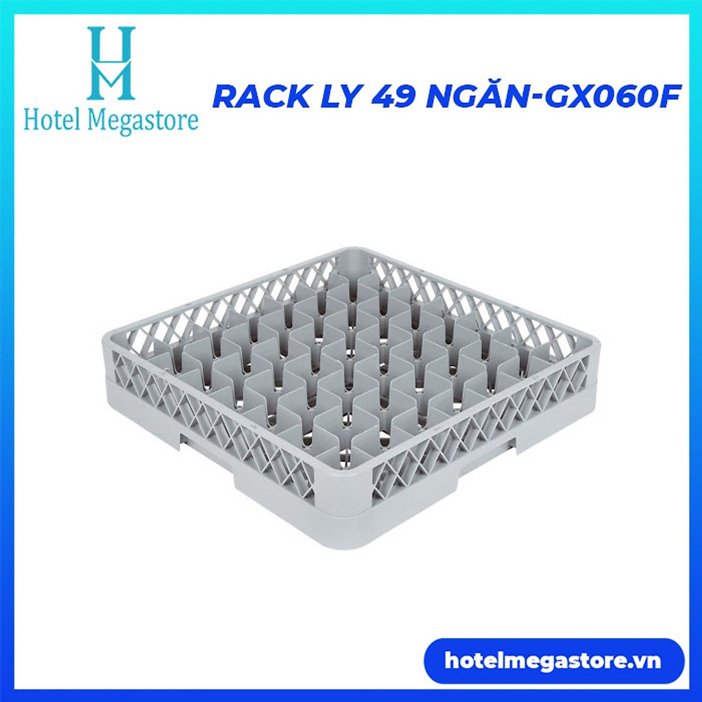 Rack ly 49 ngăn-GX060F, RACK NHỰA SỬ DỤNG TRONG NHÀ BẾP, MÁY RỬA CHÉN ...