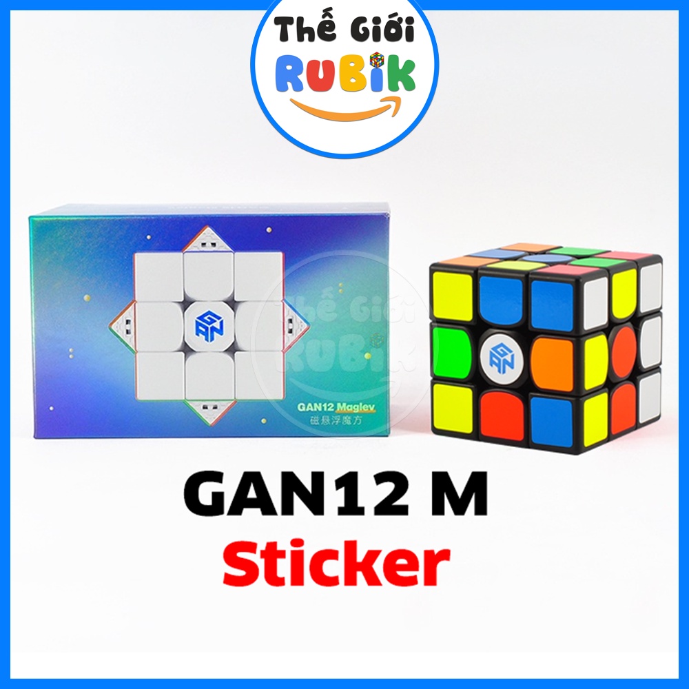 GAN 12 Maglev UV Rubik 3x3 có nam châm, cao cấp. Chính hãng GAN CUBE ...