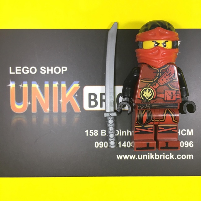 Lego UNIK BRICK Kai (Mẫu 10) Ninja đỏ trong Ninjago chính hãng (như ...