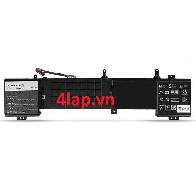 Pin laptop Dell Alienware 17 R2 R3 ALW17ED ALW17ER 6JHDV 92Wh Original ...