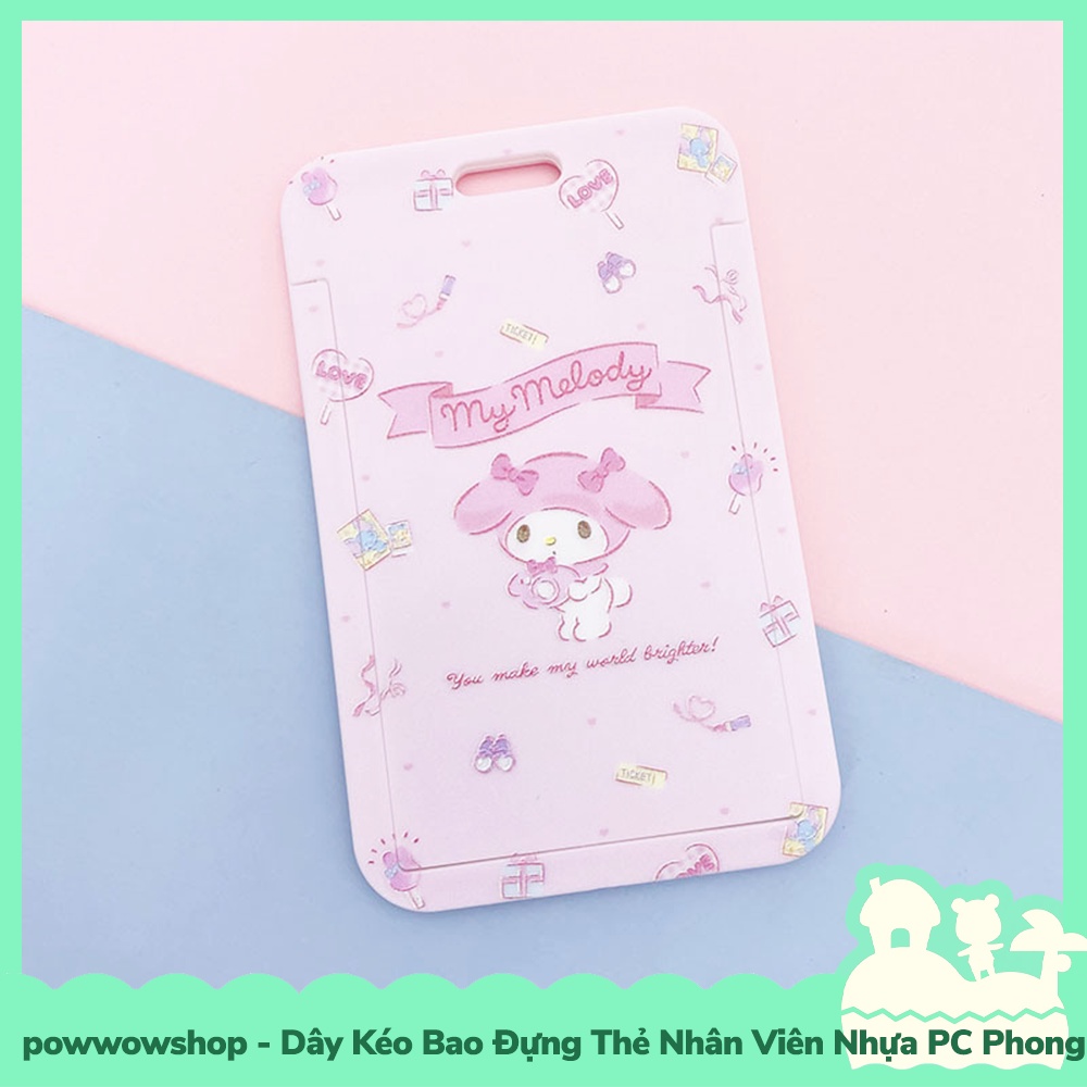 [Sẵn VN - Hỏa Tốc] Dây Kéo Bao Đựng Thẻ Nhân Viên Nhựa PC Mẫu Sanrio ...