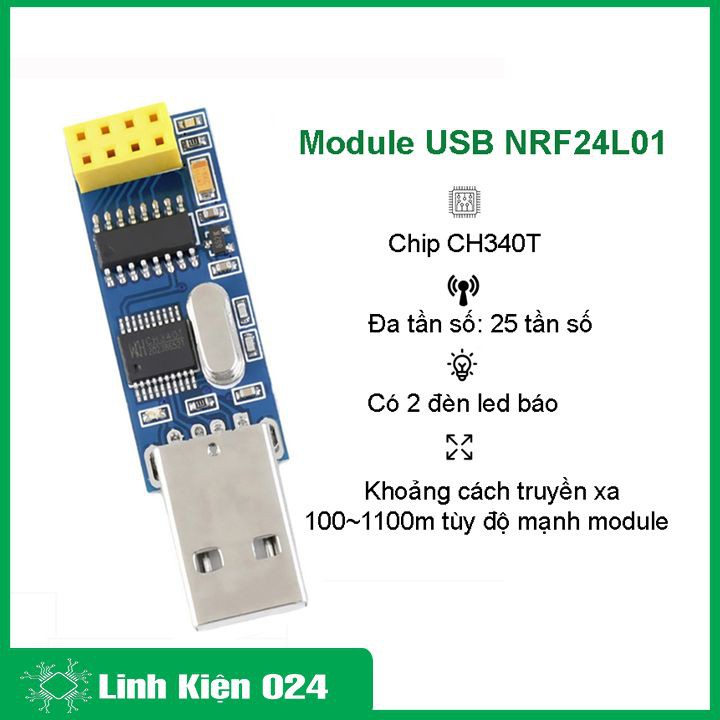 Module USB NRF24L01 - Giao Tiếp UART | Shopee Việt Nam