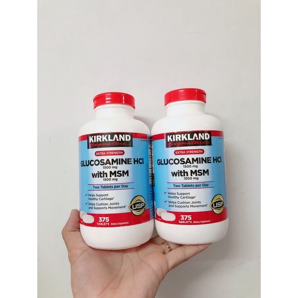 Viên Uống Glucosamine HCL 1500mg Kirkland Signature With MSM 1500mg Hộp ...
