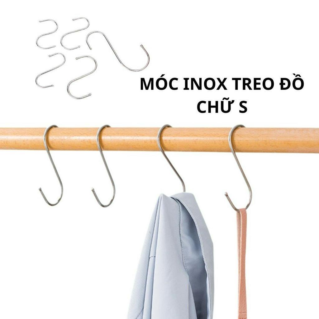 [Lẻ 1 cái] Móc inox treo đồ hình chữ S đa năng | Shopee Việt Nam