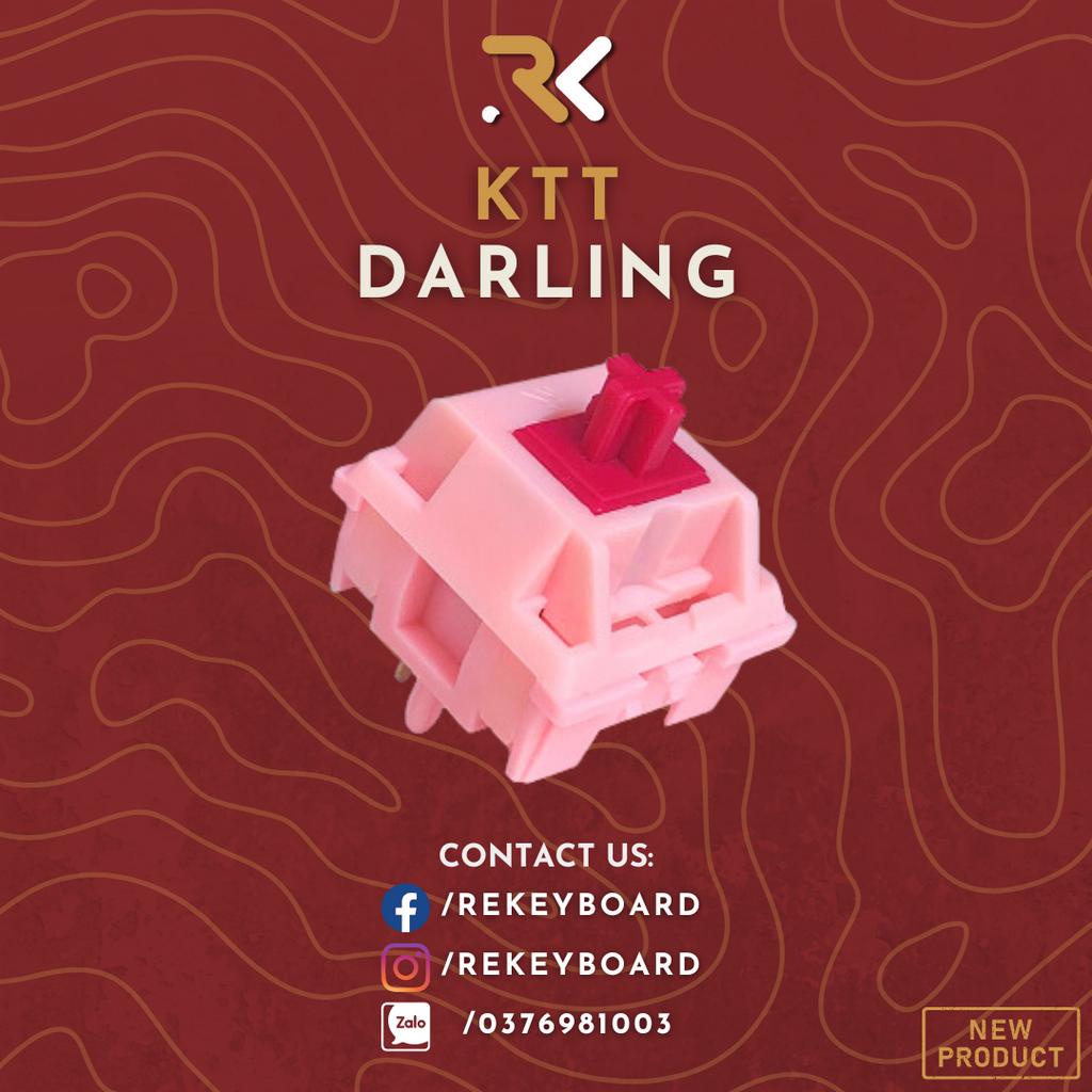 KTT Darling Switch | Linear Switch | Công tắc phím cơ | Rekeyboard | Shopee Việt Nam