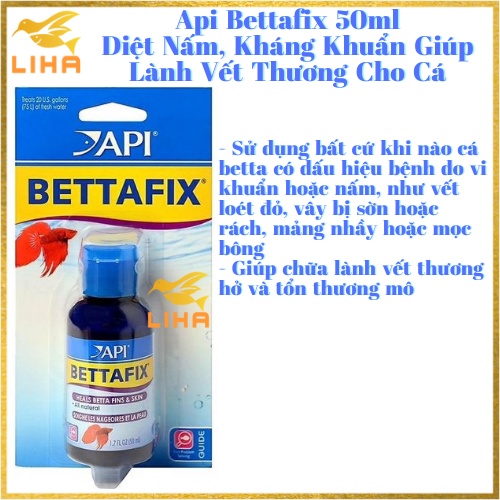 Api Bettafix 50ml - Diệt Nấm, Kháng Khuẩn Giúp Lành Vết Thương Cho Cá ...