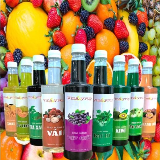 Siro Vina Syrup Chai 750ml - Syrup Làm Trà Trái Cây Đủ Các Mùi Vị | Shopee Việt Nam