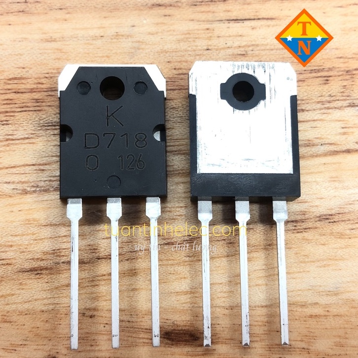 Sò Công Suất D718 2SD718 NPN Transistor 8A 160V TO-3P KEC lõi đồng ...
