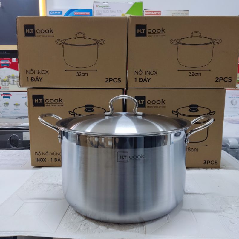 NỒI LUỘC GÀ INOX CAO CẤP HT COOK 32CM DUNG TÍCH TRÊN 8 LÍT | Shopee Việt Nam