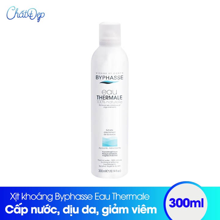 Xịt khoáng Byphasse Eau Thermale 100% Naturelle 300ml | Shopee Việt Nam