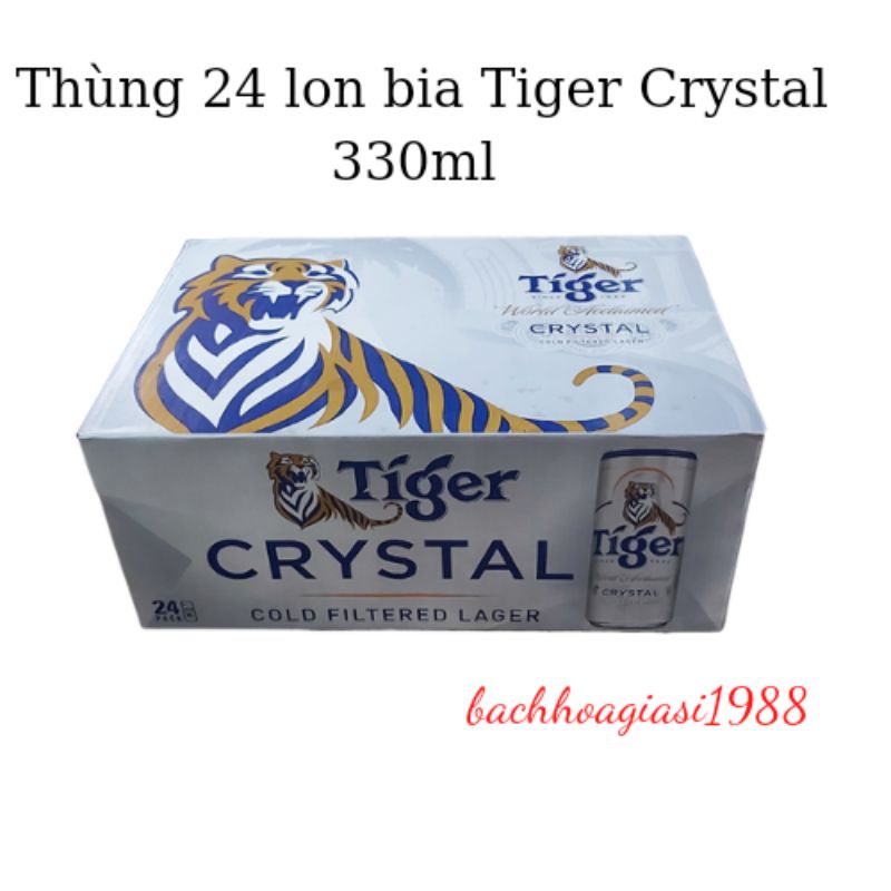 NOW SHIP - Thùng 24 lon bia Tiger Crystal 330ml | Shopee Việt Nam