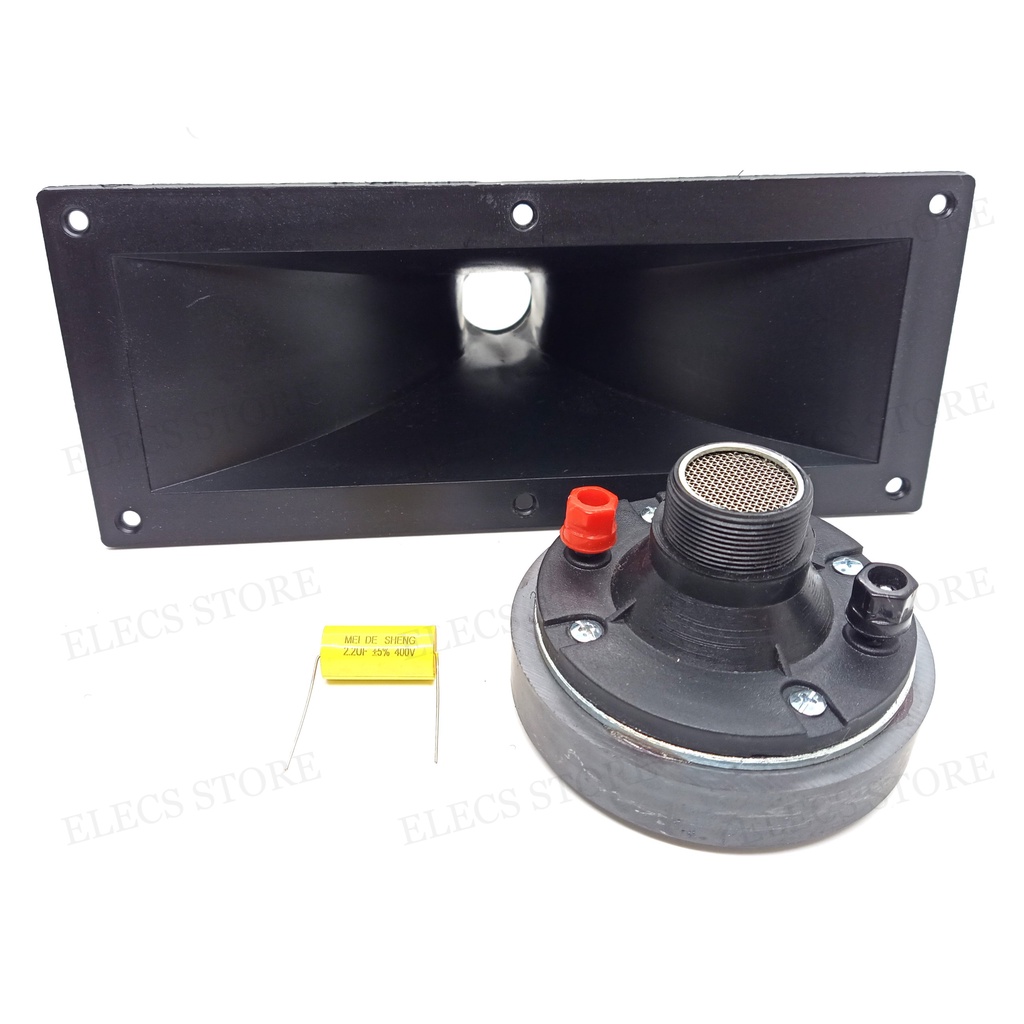 Bộ Loa Treble Kèn 450 + Họng Kèn 28cm x 11cm + Tụ Loa Treble 2.2uF | Shopee Việt Nam