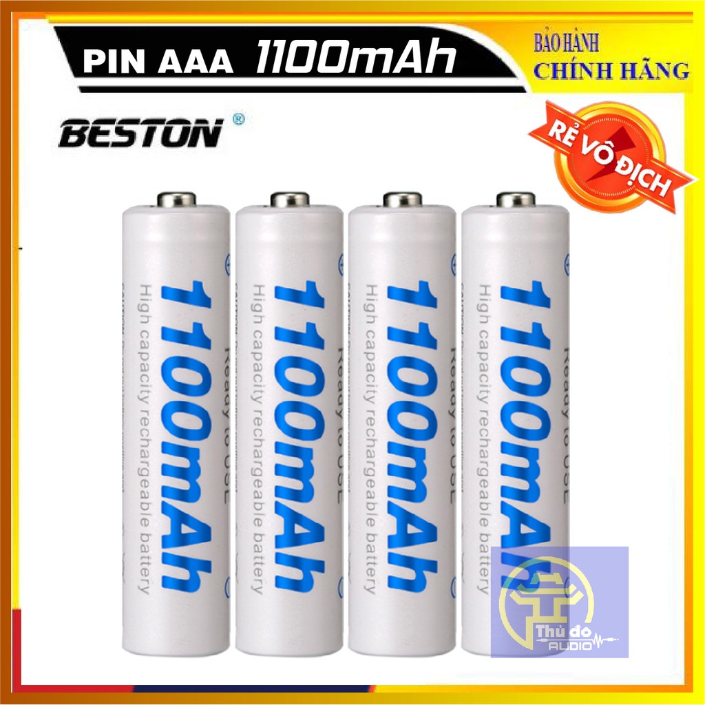 Pin BESTON 1100mAh Pin sạc AAA-1.2V BESTON cao cấp | Shopee Việt Nam