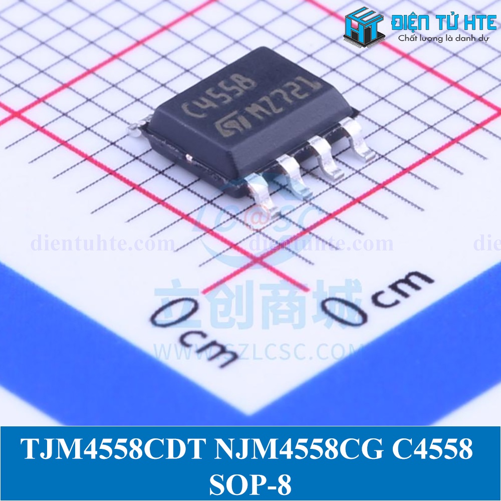IC Opamp kép TJM4558CDT NJM4558CG C4558 SOP-8 chính hãng | Shopee Việt Nam