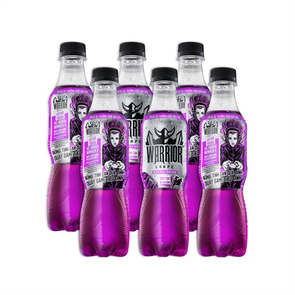 NƯỚC TĂNG LỰC WARRIOR CHAI NHO 330ML | Shopee Việt Nam