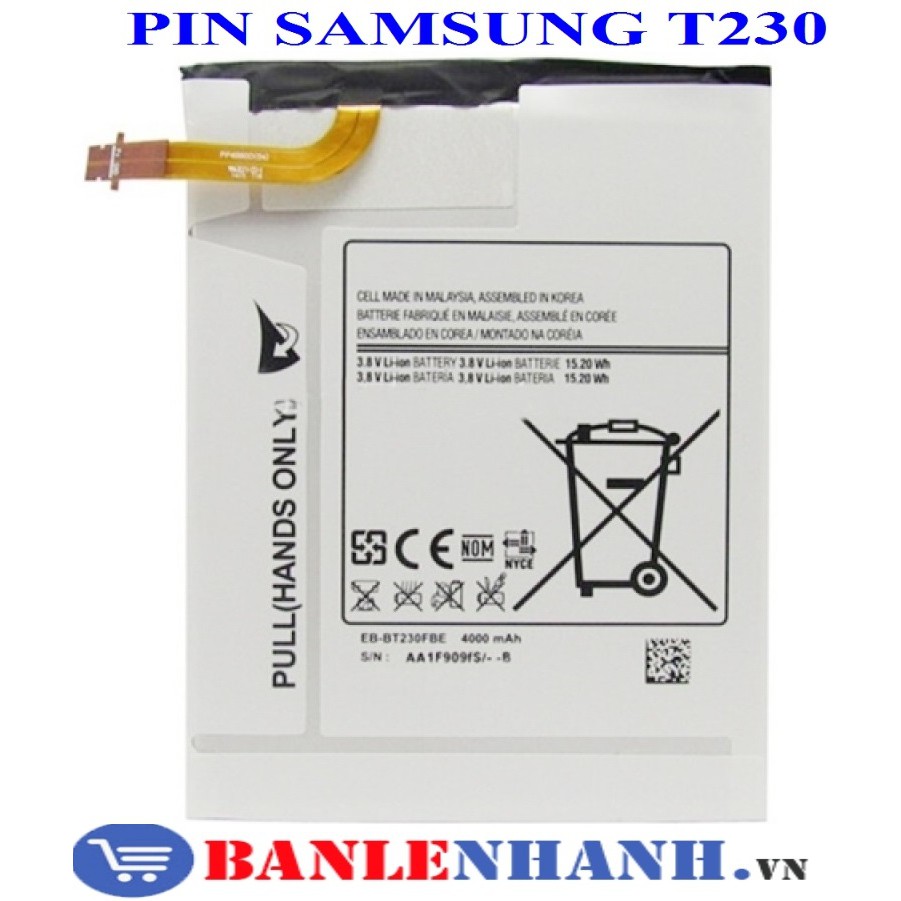 PIN SAMSUNG T230 [PIN NEW 100%, ZIN ] | Shopee Việt Nam